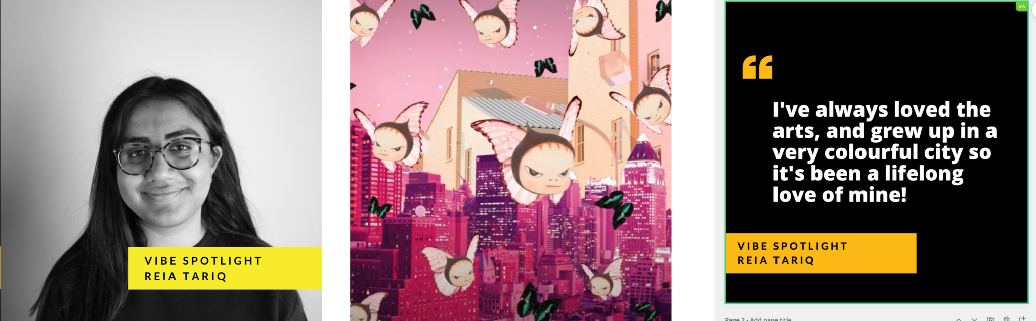 Reia Tariq | VIBE Spotlight - VIBE Arts